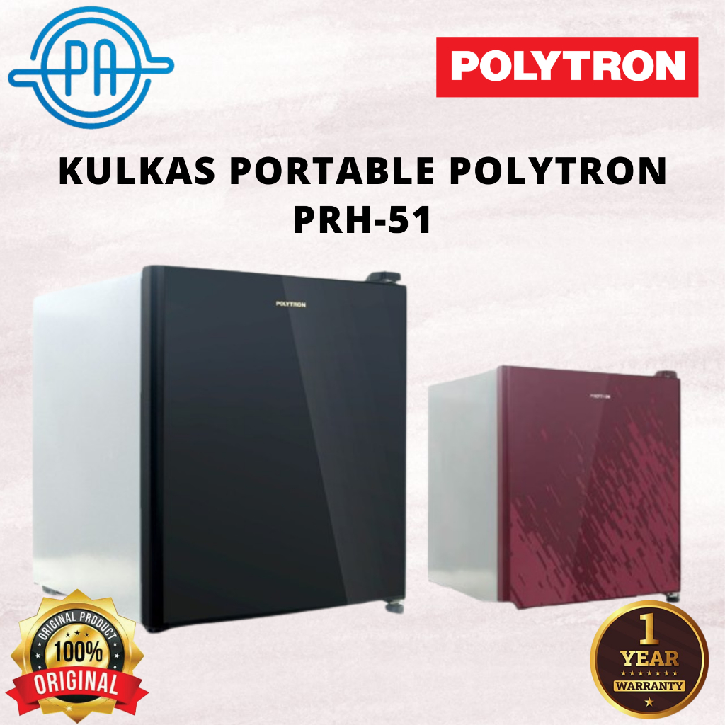Jual KULKAS PORTABLE MINI POLYTRON PRH51 / PRH-51 / PRH 51 50LITER ...