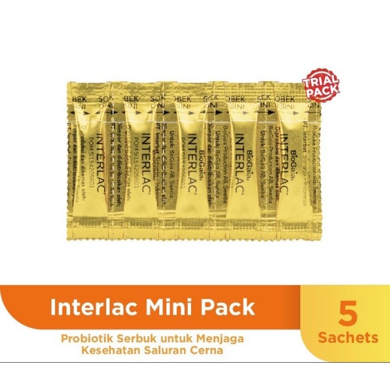Jual INTERLAC PROBIOTIK MINI PACK 5 SACHET | Shopee Indonesia