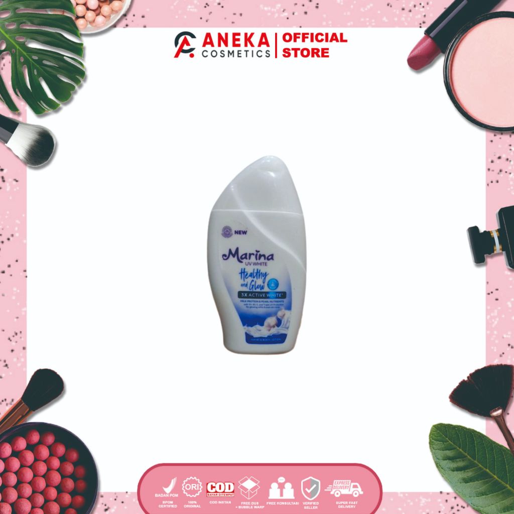 Jual MARINA Body Lotion Healthy And Glow Membuat Kulit Tampak Putih ...
