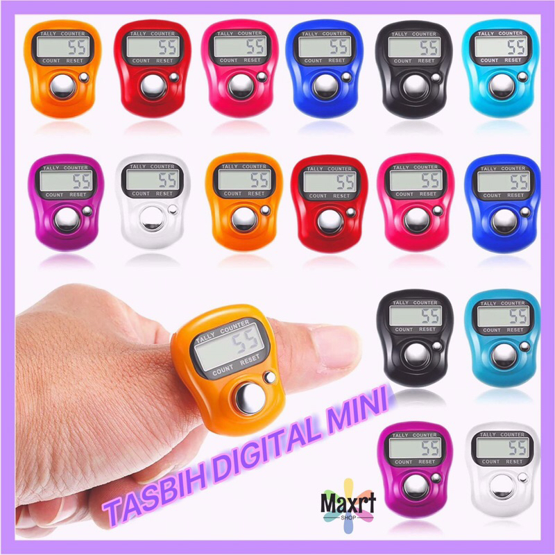Jual Tasbih Digital Mini Led Digital Elektrik Tasbih Alat Hitung Manual Serbaguna Tasbih