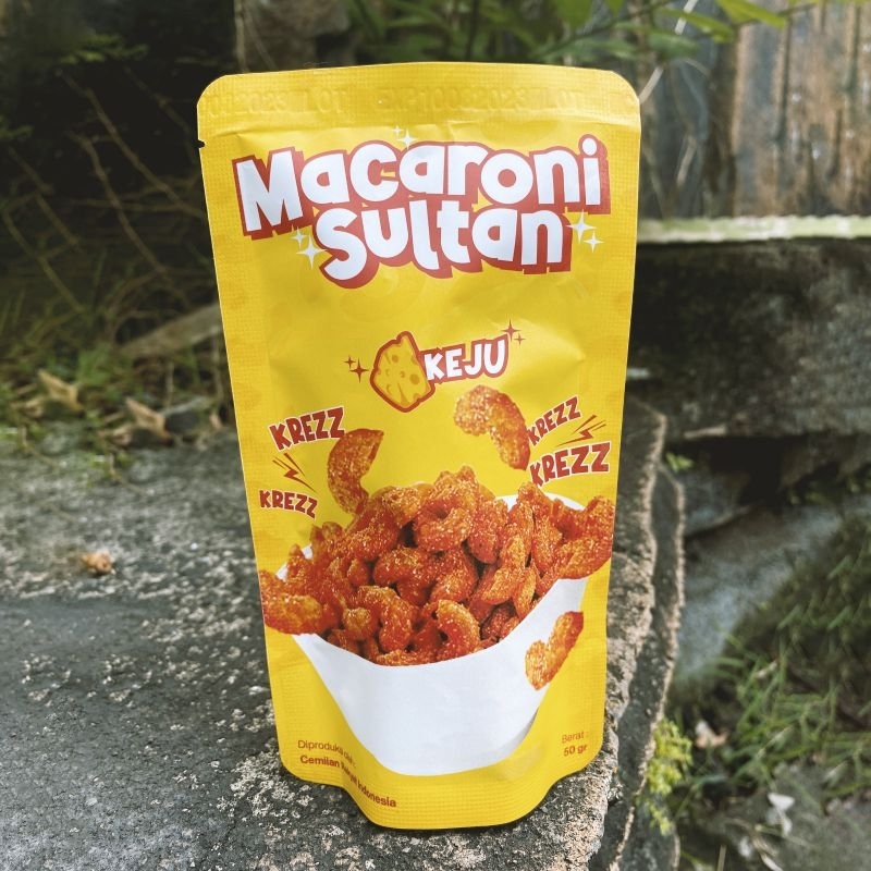 Jual Macaroni Sultan Rasa BBQ Barbeque (50 Gram) Jajanan Jadul Viral ...