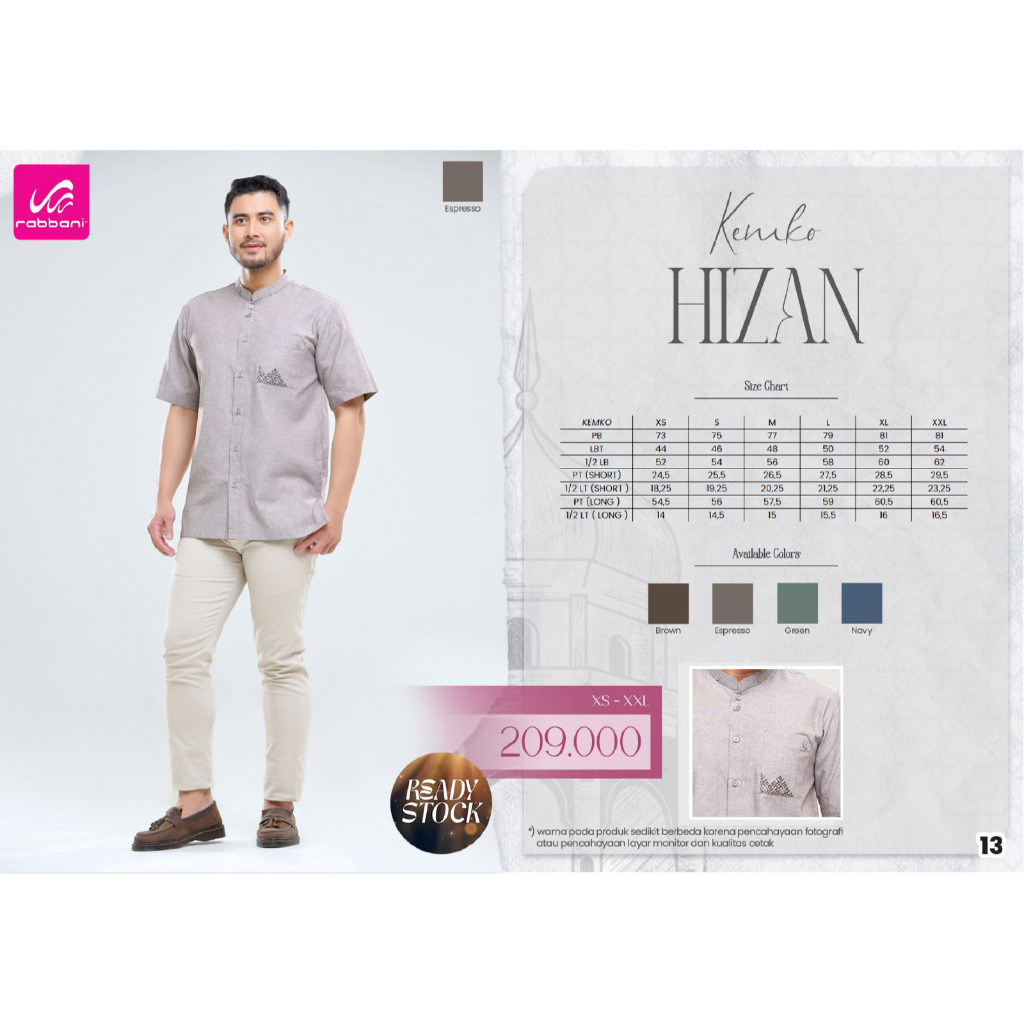 Jual Rabbani - Kemko Hizan Pdk / Kemeja Koko Kemko Rabbani Terbaru ...