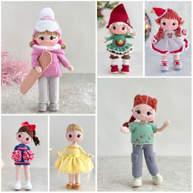 Jual {Amigurumi Crochet Pattern PDF File} Gadis Penari Balet (Pola ...