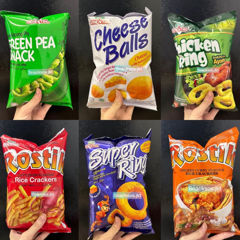 Jual TIPE NP996 ORIENTAL SUPER RING CHEESE BALLS GREEN PEAS ROTA PRAWN ...
