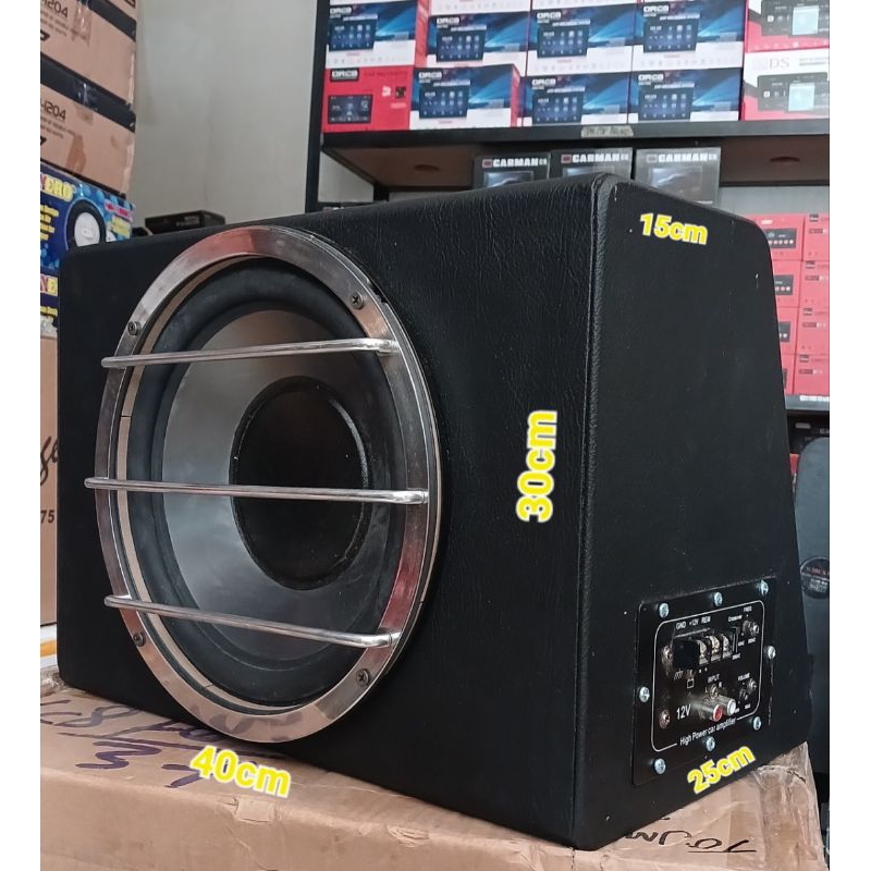 Jual Speaker ACTIVE Bass Box/Bass tube 10in Petak Max 350Watt 12volt ...