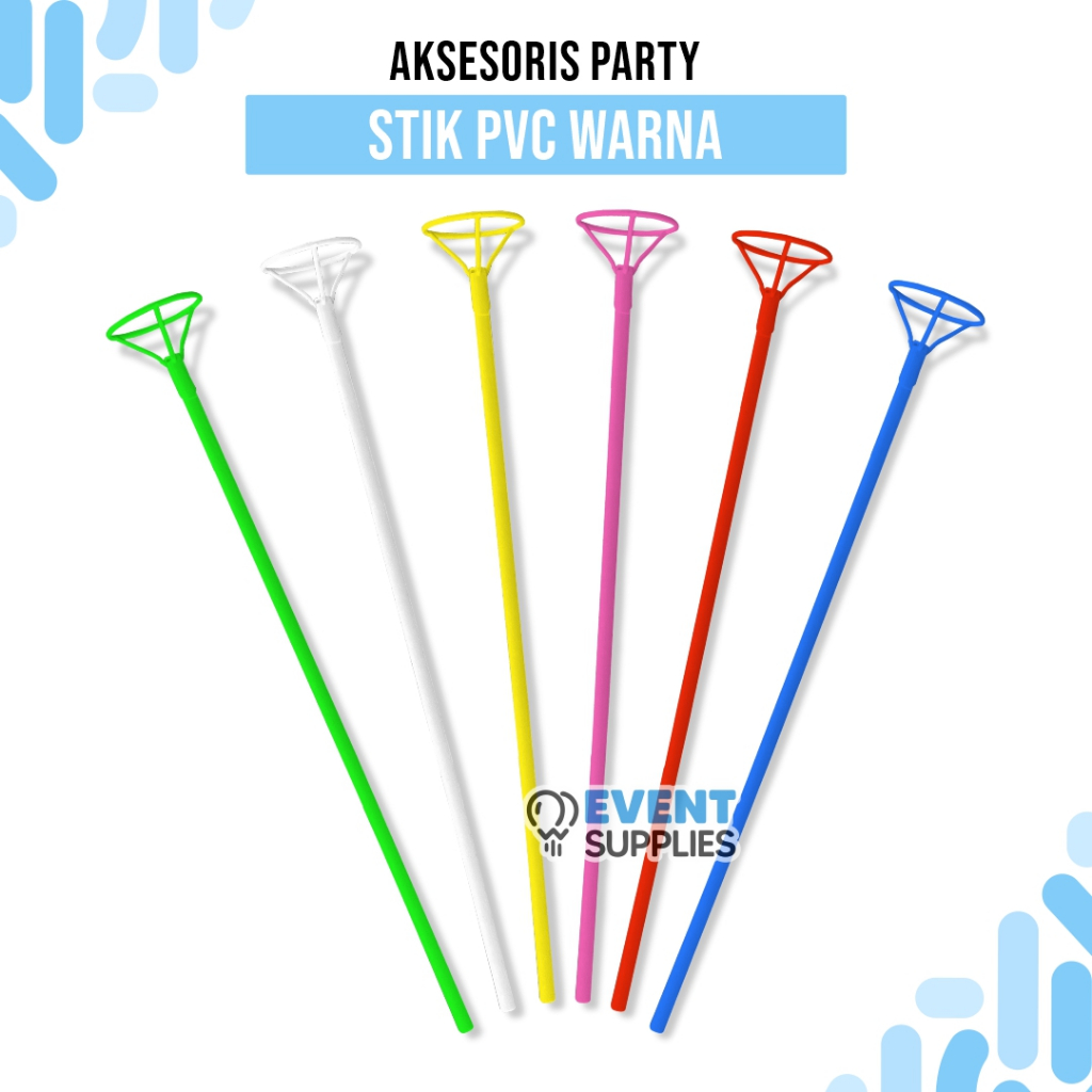 Jual Stik Balon PVC Gagang Balon Besar[Hanya Stik+Cup saja] | Shopee ...