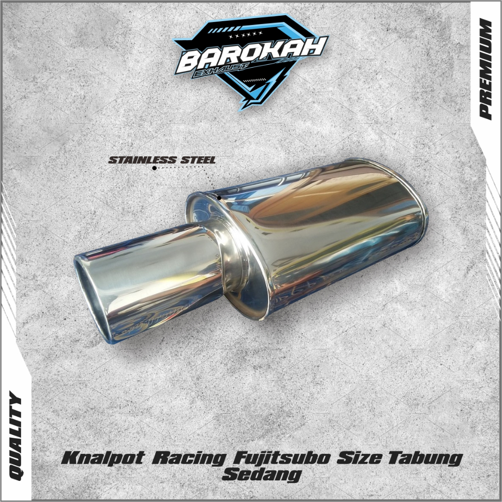 Jual Knalpot Racing Fujitsubo Size Tabung Sedang Mantap Jiwa | Shopee ...