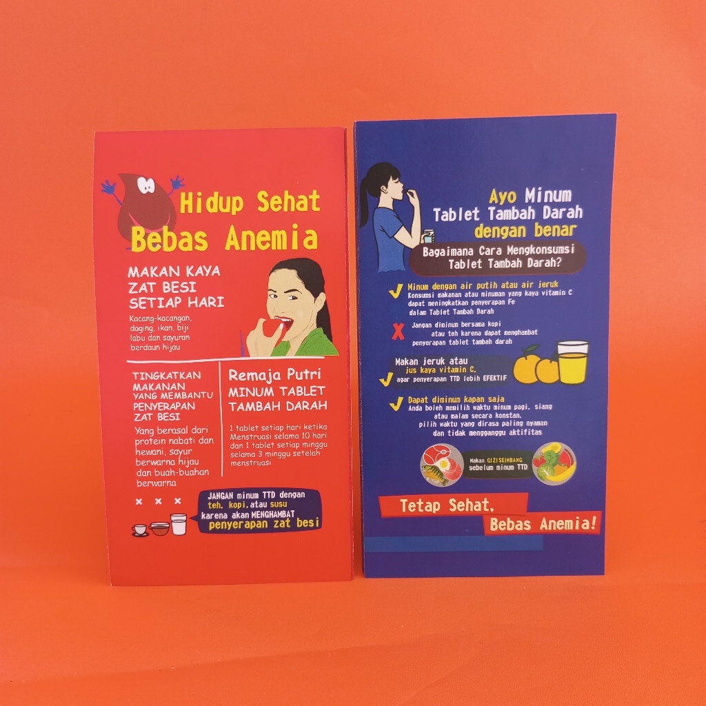 Jual Flyer Anemia, Brosur Anemia, Media Promkes, Leaflet Anemia Kurang Darah, Leaflet Kesehatan ...