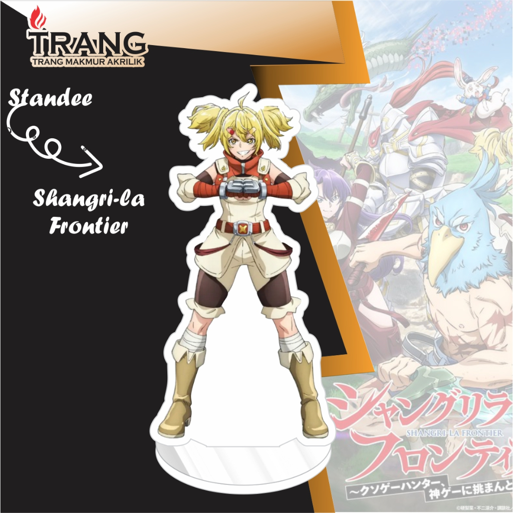 Jual Standee Figure Akrilik Shangri La Frontier / Standing Action ...
