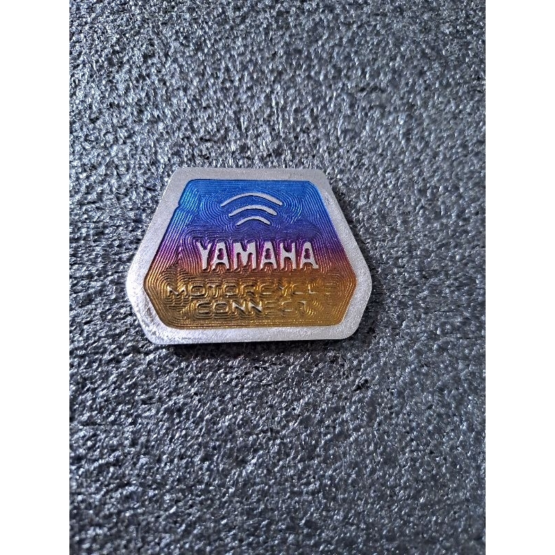Jual emblem titanium yamaha motorcycle connect | Shopee Indonesia