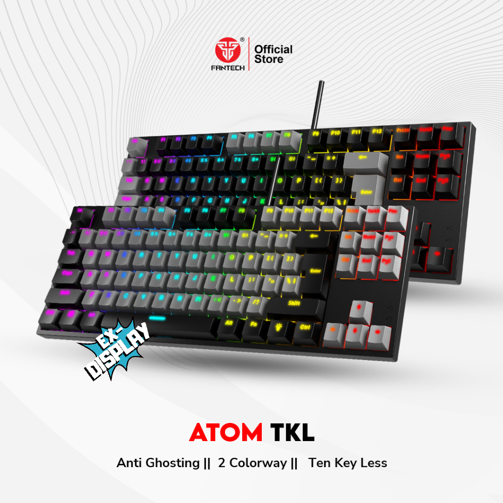 Jual Fantech ATOM MK876 RGB Gaming Mechanical Keyboard TKL ExDisplay | Shopee Indonesia