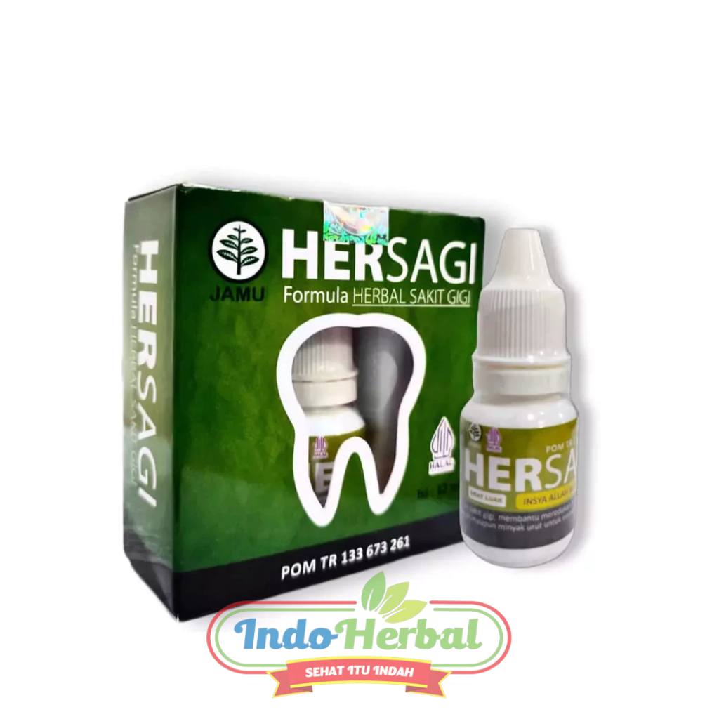 Jual HIU HERSAGI 12ml | Herbal Sakit Gigi | Shopee Indonesia