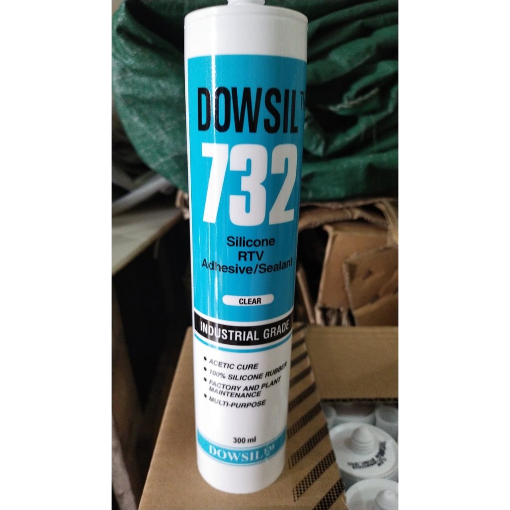 Jual Dow Corning RTV 732 Multi Purpose Silicone Sealant Clear / Silikon | Shopee Indonesia