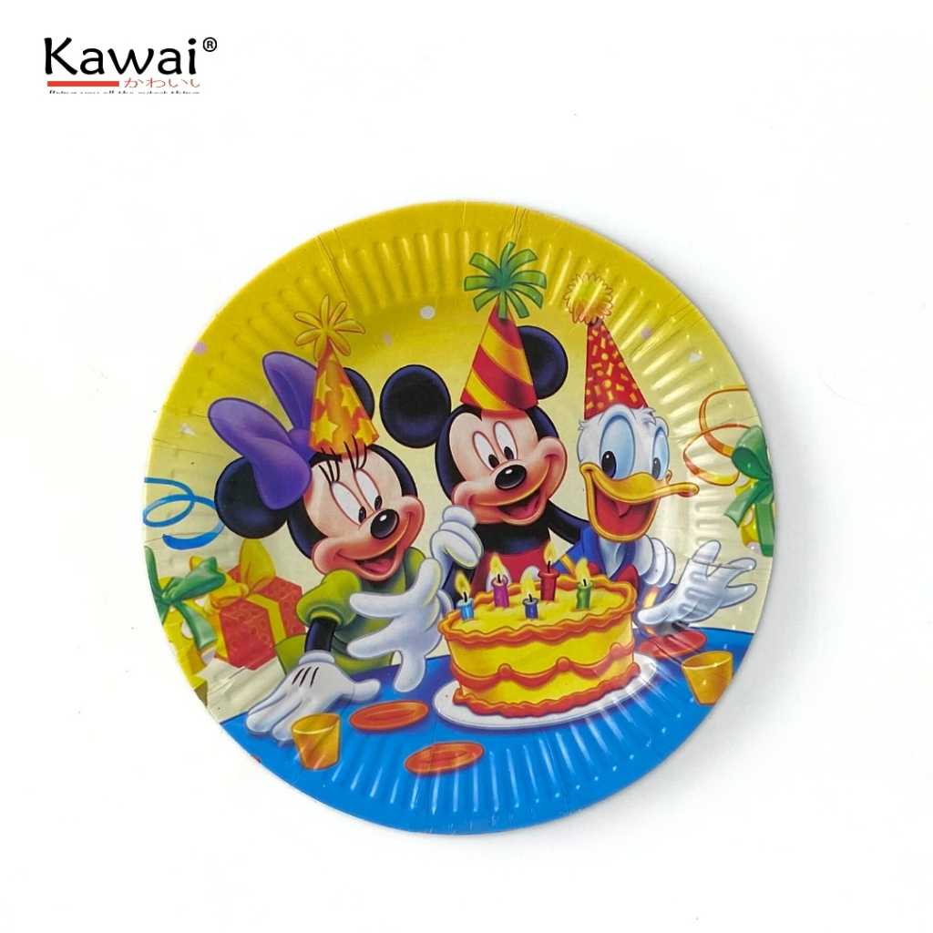 Jual Kawaii Piring Kertas Kue Pesta Ulang Tahun Ultah Motif Karakter ...