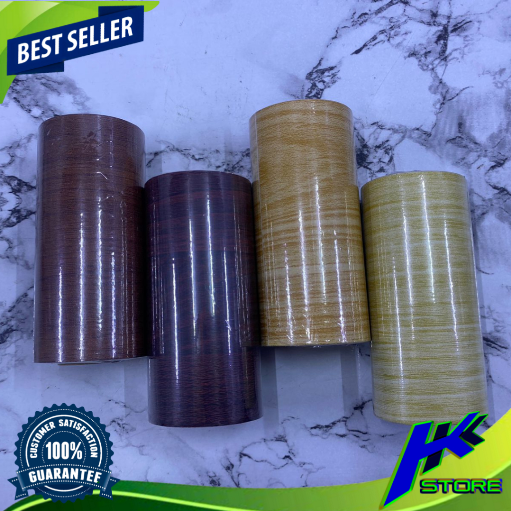 Jual Border List Wallpaper Motif Kayu 10cm x 10m Sticker Dekorasi Rumah ...