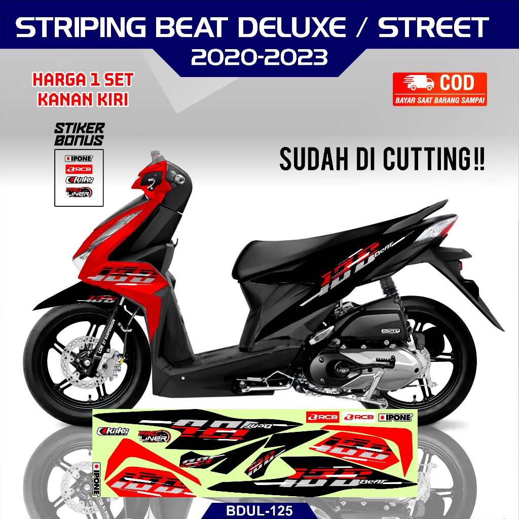 Jual Striping Beat New Beat deluxe Beat New Esp New Street 2020 2021 ...