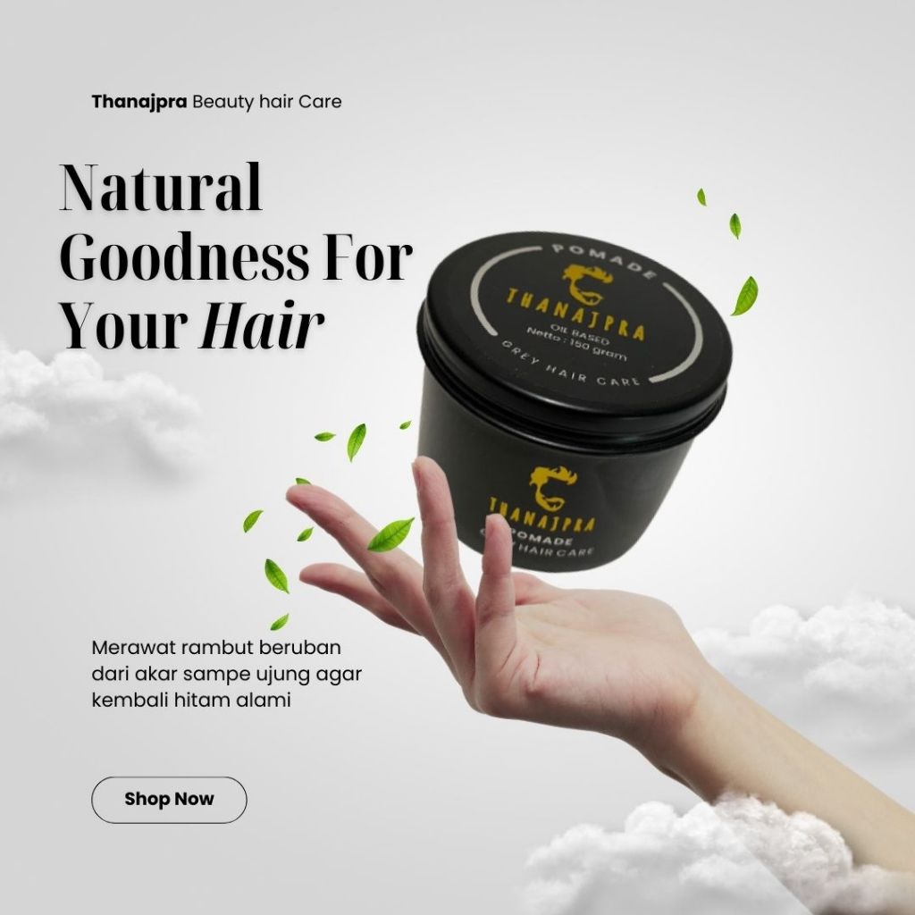 Jual Minyak Rambut Pria Pomade Thanajpra Obat Uban Penyubur Rambut ...
