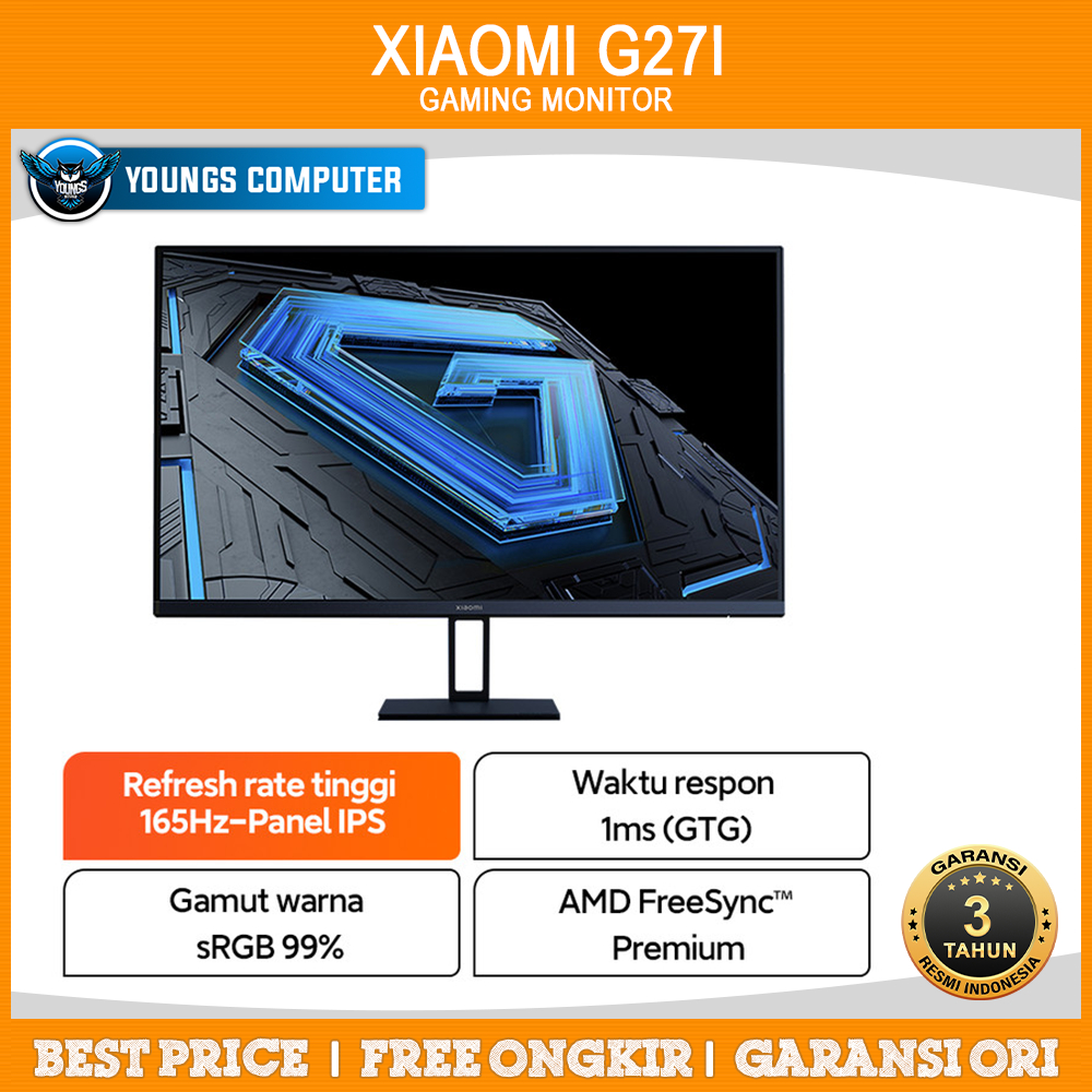 Jual LED Xiaomi Gaming Monitor G27i 27" IPS 165Hz 1ms AMD FreeSync Mi ...