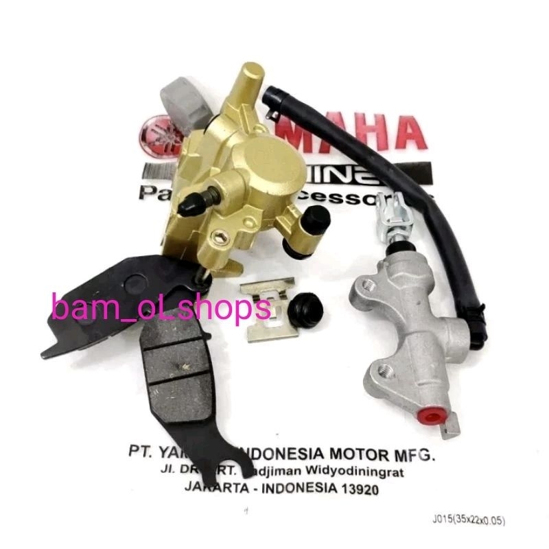 Jual master rem set+kaliper belakang Yamaha Jupiter mx new,MX king 150,R15 v2,xabre | Shopee ...