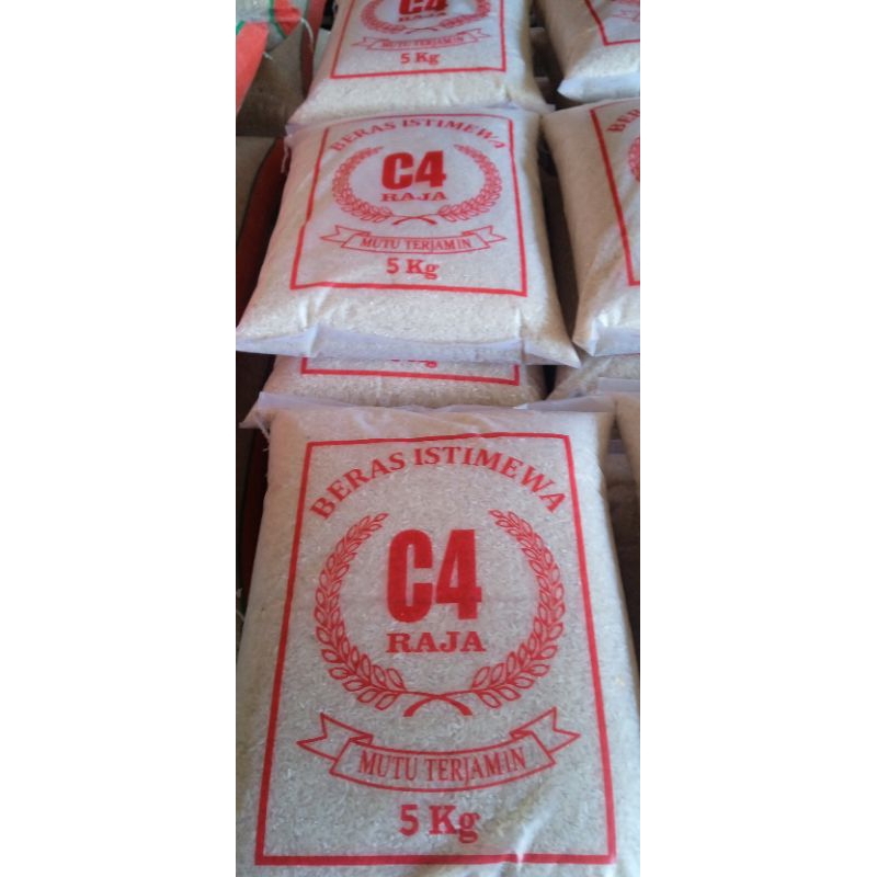 Jual beras c4 raja merah 5kg | Shopee Indonesia