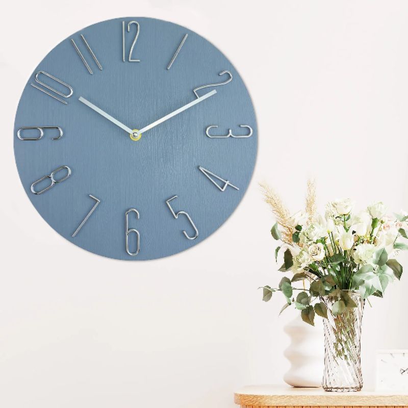 Jual Jam dinding bulat/ jam hias dekorasi dinding creative desain model ...