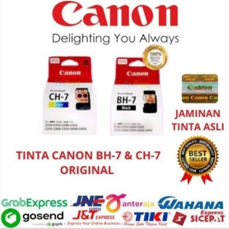 Jual Paket Printhead Canon BH7 Black & CH7 Colour Original Cartridge ...