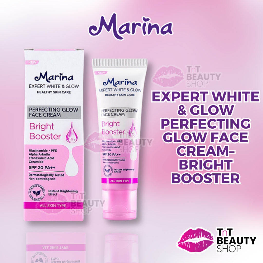 Jual Marina Expert White & Glow Perfecting Glow Face Cream–Bright ...