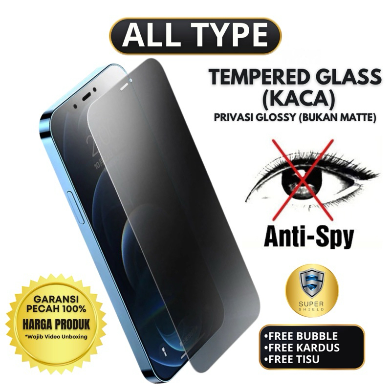 Jual ANTI GORES PRIVACY ANTI SPY ALL TYPE Screen Protector Full Cover Anti Gores Pelindung Layar ...