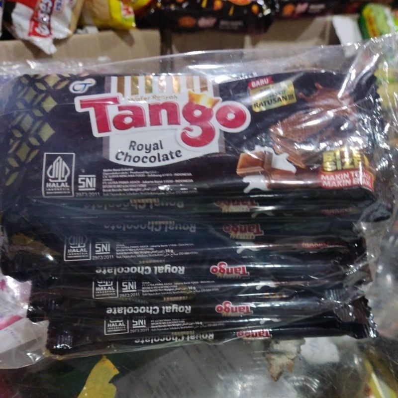 Jual Tango wafer coklat 16g per pak isi 10 pcs | Shopee Indonesia