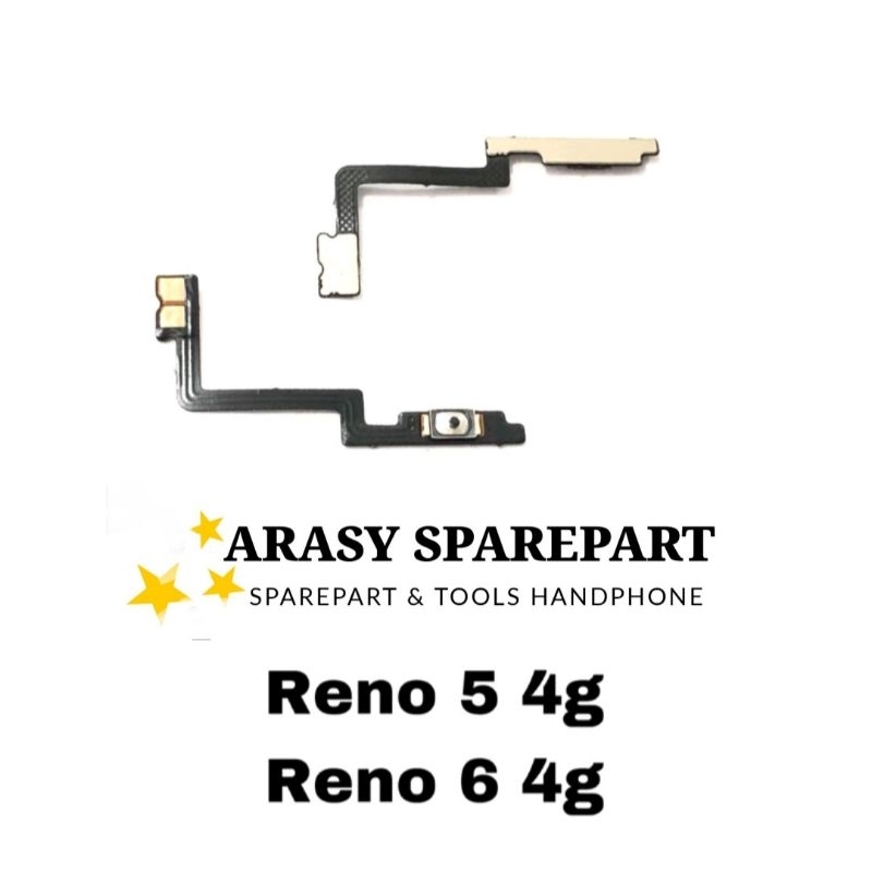 Jual Flexible Tombol Power On off Oppo reno 5 4g / reno 6 4g | Shopee Indonesia
