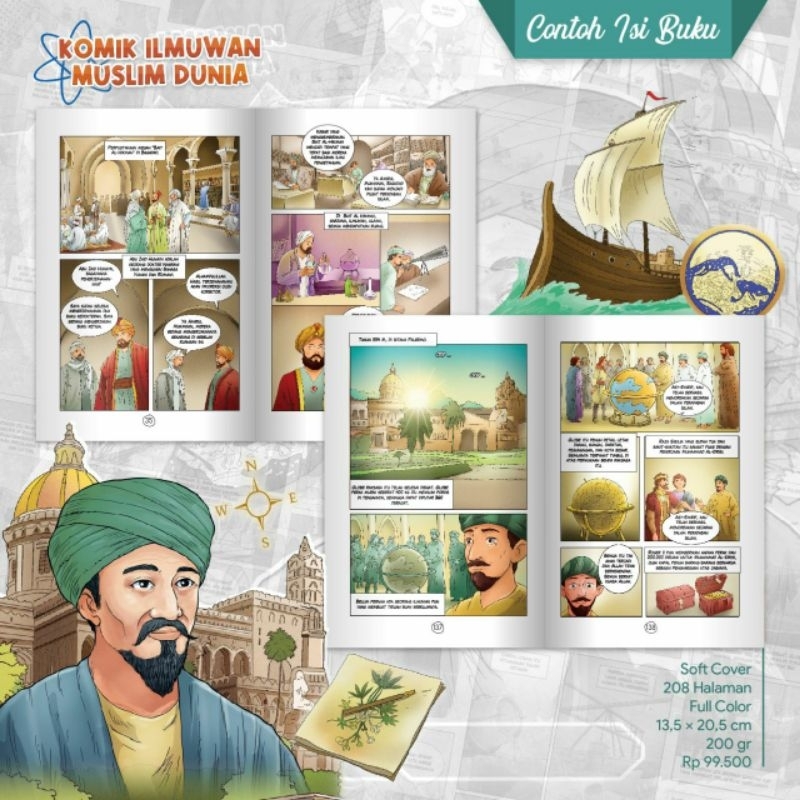Jual Komik Al-Idrisi Pelopor Atlas Modern - Ilmuwan Muslim Dunia | Shopee Indonesia