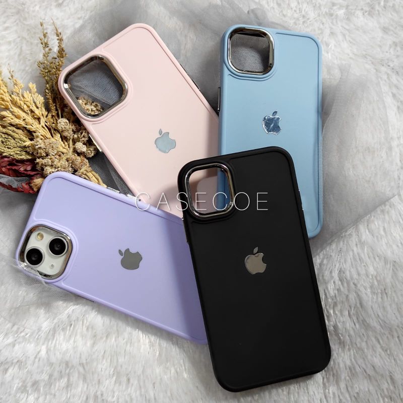 Jual SILVER LOGO CASE - SOFTCASE IPHONE 7 7+ 8 8+ X XS XR XS MAX 11 PRO ...