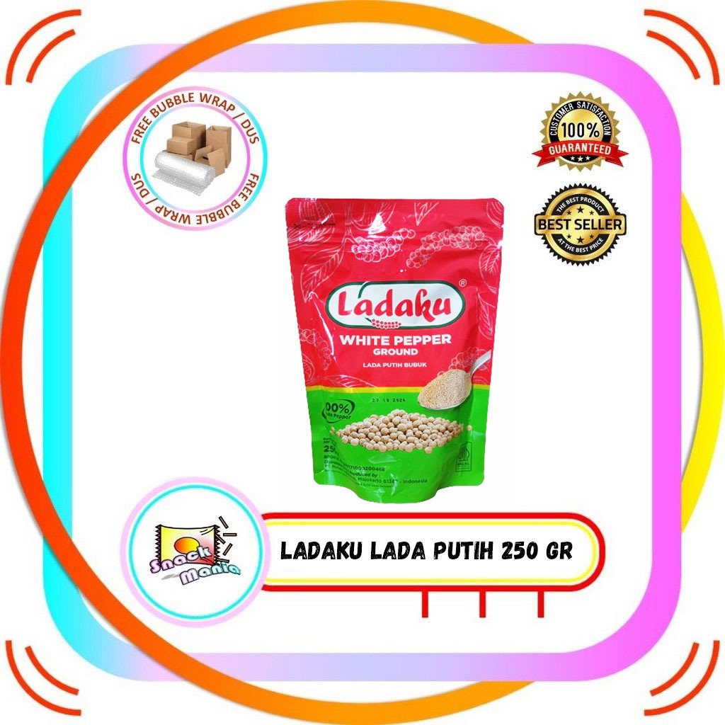 Jual Ladaku Desaku Lada Putih Bubuk 250 gr White Pepper Ground Powder ...