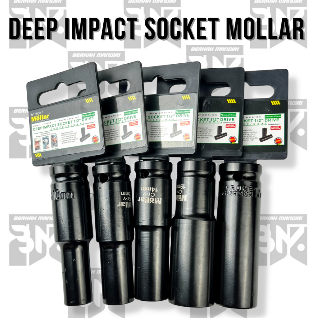 Jual Mollar Deep Impact Socket Shock Sock Sok Panjang 1/2 Inch Eceran Satuan 8mm/10mm /12mm/14mm ...