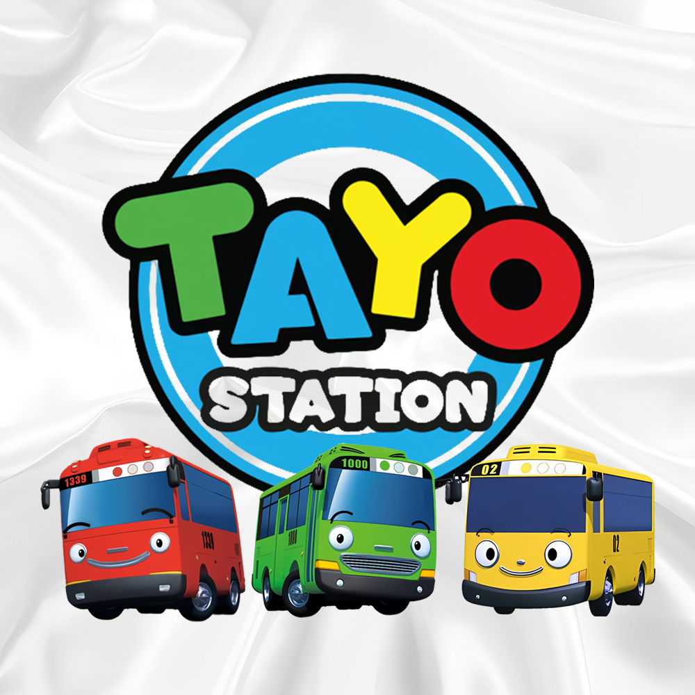 Jual SABLON SETRIKA DTF PRINTING SATUAN UKURAN A5 (14cm-15cm) TEMA TAYO ...