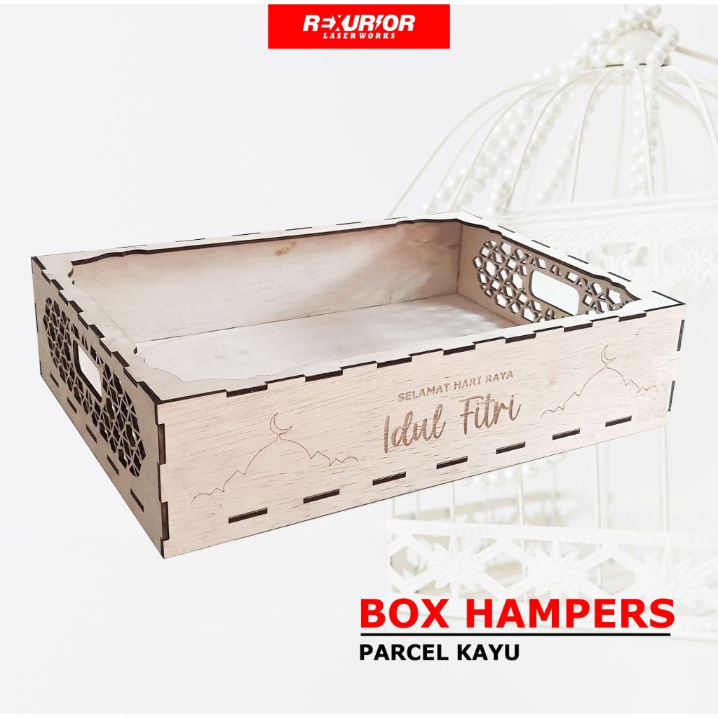 Jual Box Hampers Keranjang Untuk Parcel Lebaran Baki Parcel Idul Fitri ...