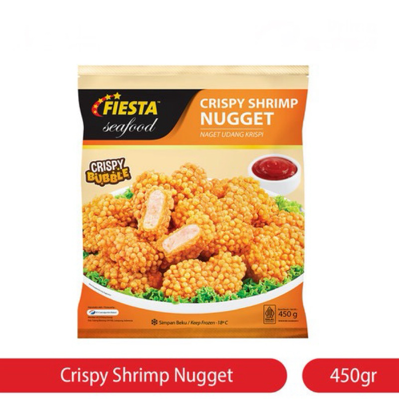 Jual FIESTA Crispy Shrimp Nuget (Nuget Udang) 450 Gram | Shopee Indonesia