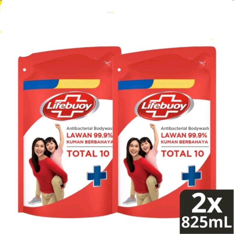 Jual LIFEBUOY BODYWASH MERAH Twinpack 2 x 825ml | Shopee Indonesia
