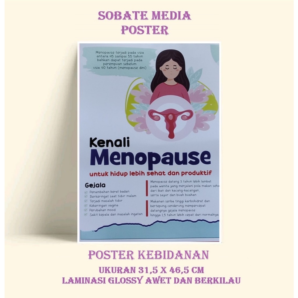 Jual Poster Kenali Menopause | Poster Kandungan | Poster Kebidanan ... Jual Poster Kenali Menopause | Poster Kandungan | Poster Kebidanan ...
