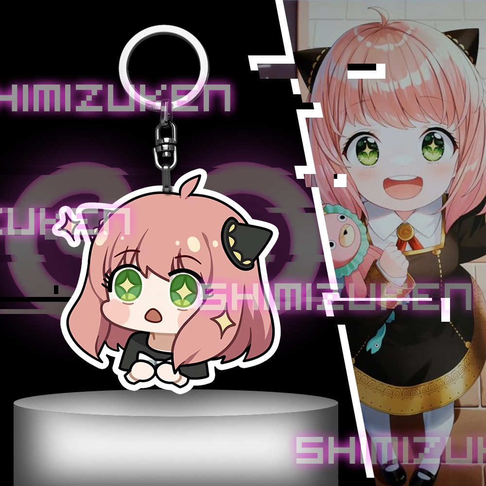 Jual Gantungan Kunci Anime Spy x Family Anya Forger - Ganci Akrilik ...