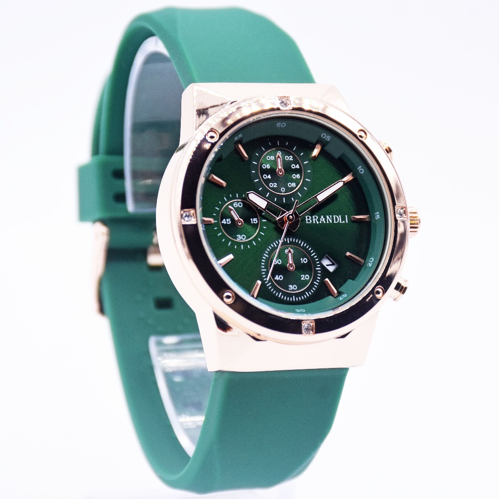 Jual Jam Tangan Wanita Brandli B3037 Original Strap Rubber Body Bulat ...