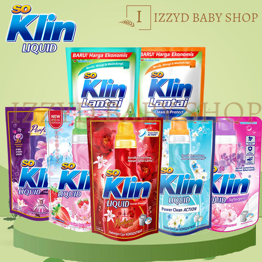 Jual So klin Soklin pembersih Liquid Deterjen Cair Softener lantai ...