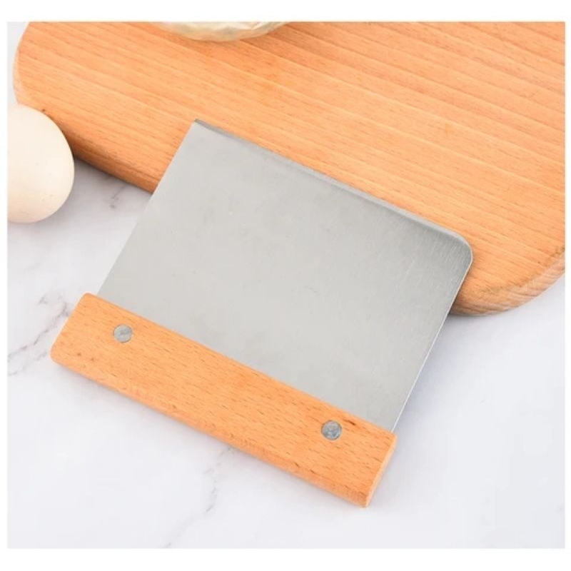 Jual Scrapper STAINLESS STEEL ORI Anti KaratPemotong Adonan Kue Dough ...