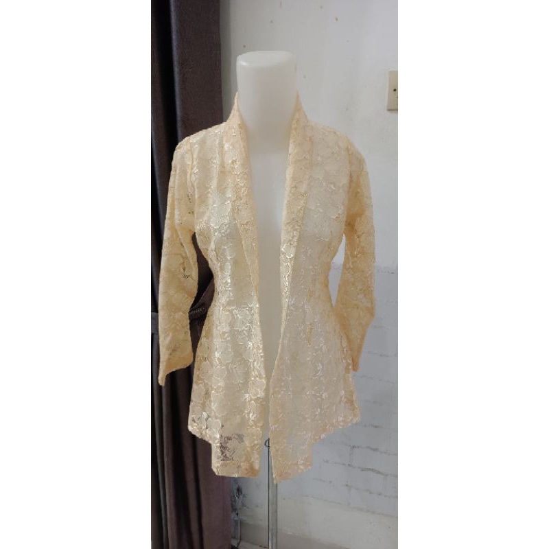 Jual pl Long Kebaya outer bunga2 Cantik Like New | Shopee Indonesia