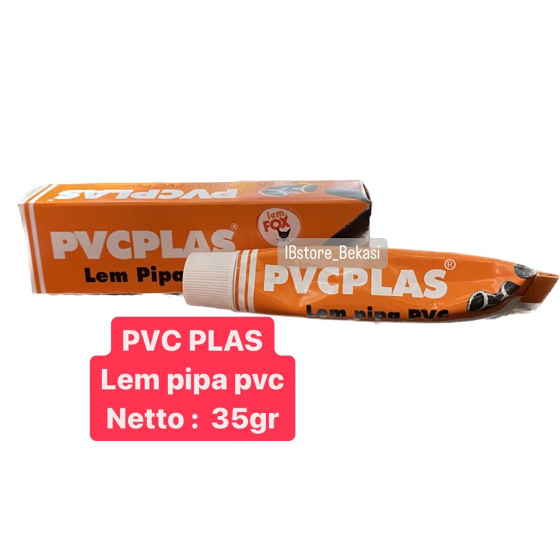 Jual Lem Pipa Paralon PVC / Lem Pipa PVCPLAS 35gr | Shopee Indonesia