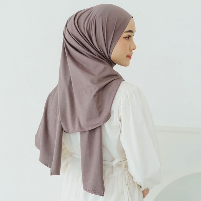 Jual Hijab Pasmina Kaos Oval // Jilbab Kaos Pashmina // Pashmina Kaos ...