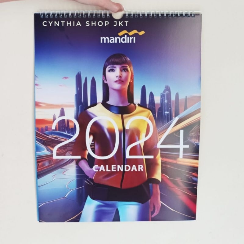 Jual Kalender Dinding Bulanan Bank Mandiri 2024 Exclusive | Shopee ...