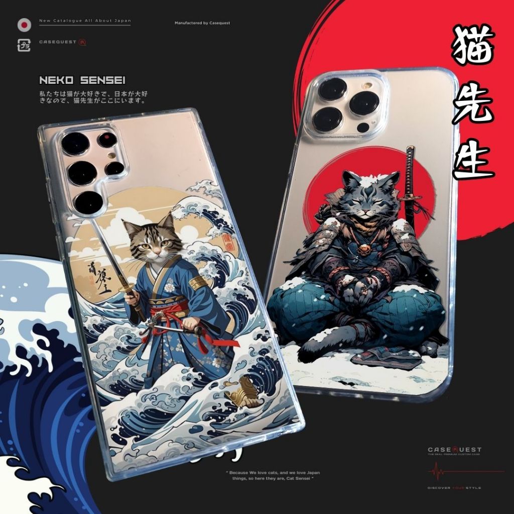 Jual Cat Sensei - Casequest Custom Case | Shopee Indonesia