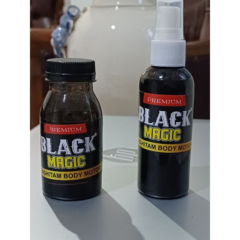 Jual Semir body motor BLACK MAGIC penghitam body motor free sarung ...