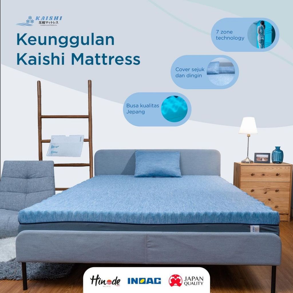 Jual Hinode KAISHI Mattress Premium by INOAC - Kasur Busa 7 Zona Matras ...